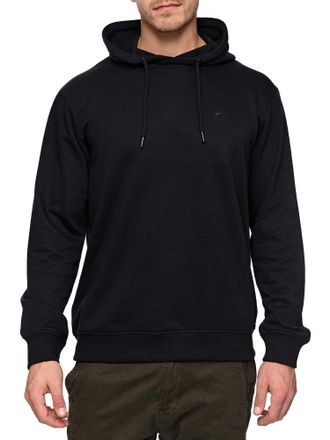 Indicode Herren Simpson Sweatshirt mit Kapuze | Hoodie Kapuzenpullover für Männer Black, XL