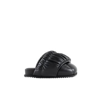 Yume Yume Stilvolle Vegane Leder Mules - - Shoes - Damen - Schwarzk - 37 EU