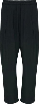 Maison Margiela Femme, Pantalons, Noir, Taille: 44 FR Pantalon en laine