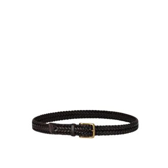 Dragon Diffusion Femme, Accessoires, Brun, Taille: ONE Size Ceinture en cuir tress&eacute;