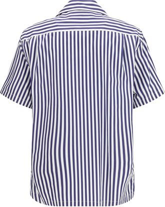 Dolce & Gabbana Mens Bowling Shirt Rigato Cotton