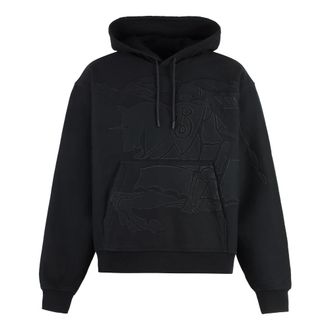 Burberry Homme, Sweatshirts et sweats &agrave; capuche, Noir, Taille: XL Cotton Sweat &agrave; capuche