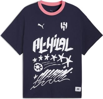 Puma Herren Hoops x AL-Hilal SFC Basketballshirt L, Navy Blue