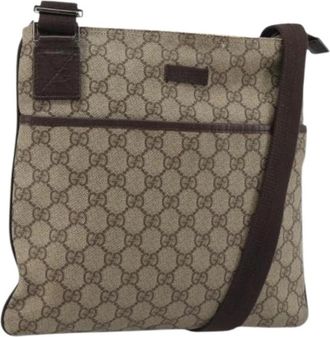 Gucci Sac bandouli&egrave;re vintage Pre-owned - Femme - Pre-owned - Brun - Taille: ONE Size