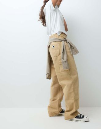 Carhartt Work in Progress Brandon Double-Knee-Jeans in Braun