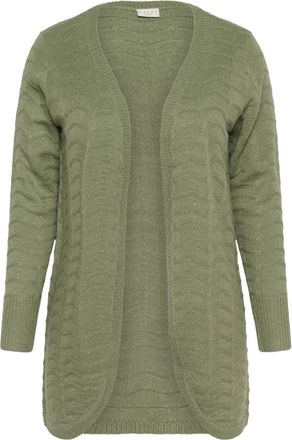 Kaffe Curve Femme, Pulls, Vert, Taille: 44 FR Cardigans
