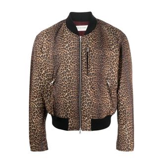 Dries Van Noten Homme, Vestes, Brun, Taille: M Bomber Jacket