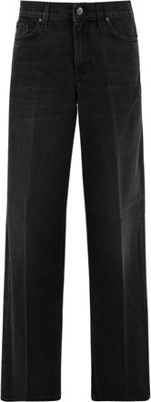 Don the Fuller Jean Niki Wide-Leg - Femme - Jeans - Noir - Taille: W29