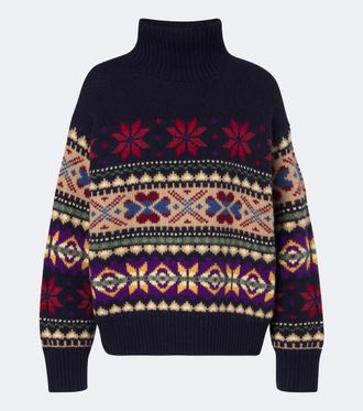 Polo Ralph Lauren Pull Fair Isle en laine, coton et cachemire