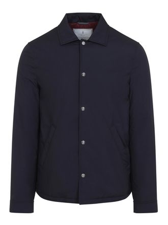 Brunello Cucinelli Blouson Rembourr&eacute; - Bleu Fonc&eacute;