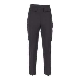 Elisabetta Franchi Hose mit Buchstaben-Detail - - Trousers - Damen - Schwarzk - L