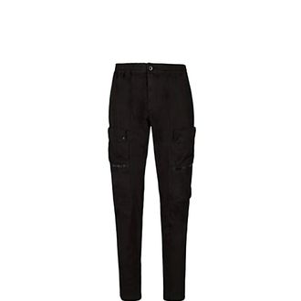 C.P. Company C.p. Company, Homme, Pantalons, Noir, Taille: S Pantalon D&eacute;contract&eacute; en Coton