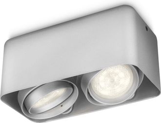 Philips myLiving Afzelia LED Aufbauspots, EEK A+, 2-flammig, aluminium 532024816