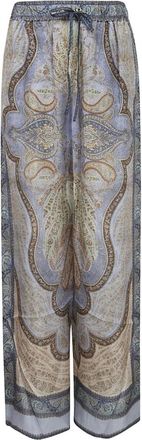 Zimmermann Femme, Pantalons, Multicolore, Taille: 40 FR Wanderlust Relaxed Pant