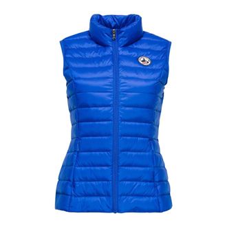 Jott Seda Puffer Weste - - Jackets - Damen - Blau - 4XL