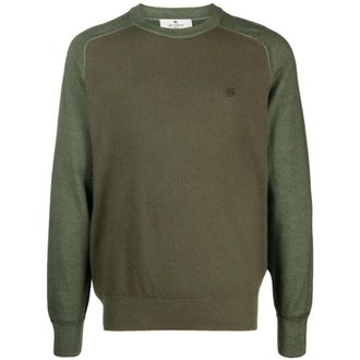 Etro Rundhalspullover - - Knitwear - Herren - Gr&uuml;n - M