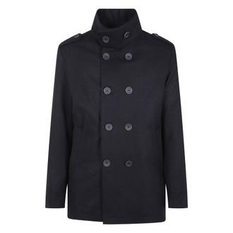 Herno Homme, Vestes, Bleu, Taille: S Military Short Peacoat