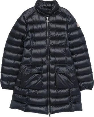 Moncler Femme, Manteaux, Bleu, Taille: 40 FR Moncler Manteaux Blue
