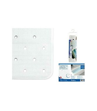 hOme Home Optical Teppich Schale, Wei&szlig;, 72 x 35 cm