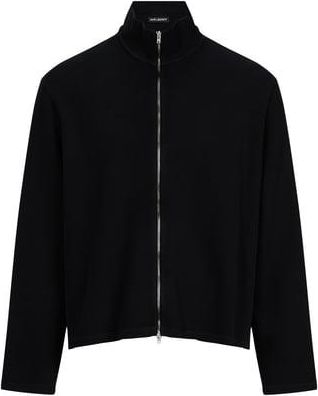 Our Legacy Pull Shrunken &agrave; col chemin&eacute;e et zip en coton