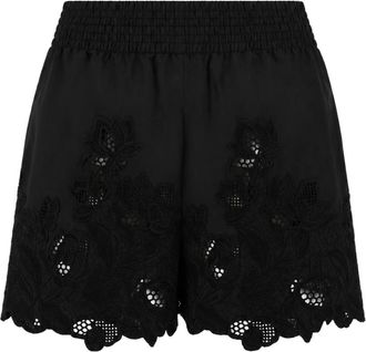 Ermanno Scervino Femme, Shorts, Noir, Taille: 40 FR Wide-leg Shorts