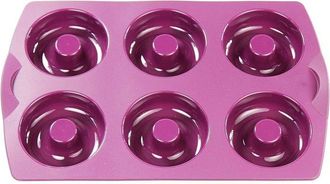 Tupperware Backen Silikonform Donut/Bagel lila Backform Silikon Diabolo