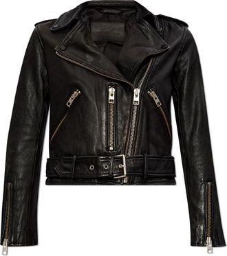 AllSaints Femme, Vestes, Noir, Taille: 34 FR Balfern Biker Jacket