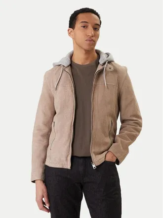 Milestone Lederjacke Rivoli 612205 60785 Beige Regular Fit
