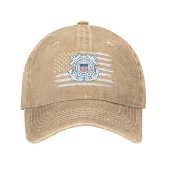 Generic &Eacute;tats-Unis Et Marque De La Garde C&ocirc;ti&egrave;re Am&eacute;ricaine Unisexe Chapeau De Cowboy Anti-Soleil Snapback Cap Classic Casquette De Baseball pour Randonn&eacute;e Vo