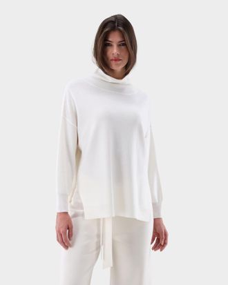 van Laack Rollkragenpullover oversized aus Merinowolle