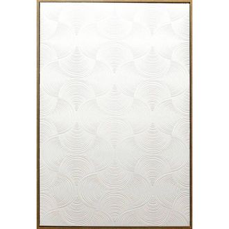 Atmosphera Atmosphera - Toile 3D Marilou blanc 116x75cm créateur dintérieur