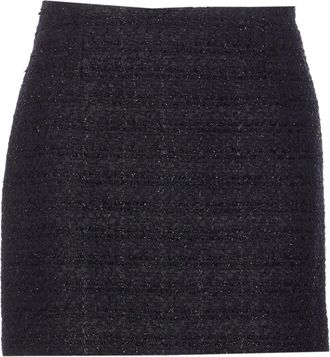 Tagliatore minijupe en tweed - Noir