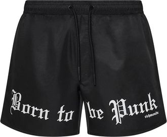 John Richmond Iconic Lettering Swimsuit - - Swimwear - Herren - Schwarzk - 2XL