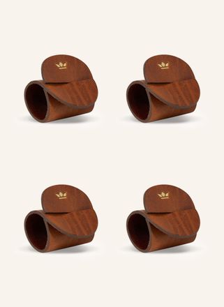 DutchDeluxes Dutchdeluxes 4er-Set Serviettenringe braun