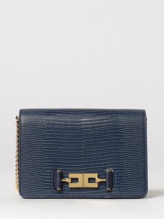 Elisabetta Franchi Mini sac bandouli&egrave;re &agrave; monogramme avec logo m&eacute;tallique