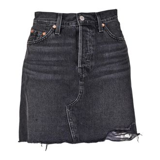 Levi's Femme, Shorts, Noir, Taille: W28 Deconstructed Skirt