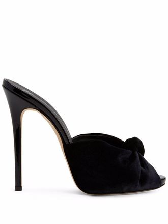Giuseppe Zanotti Bridget Sandalen mit Knoten 120mm - Schwarz