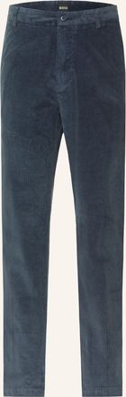 HUGO BOSS Cordhose Kane Extra Slim Fit blau