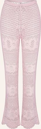 SKIMS Skims Hose Crochet Cover-Ups pink