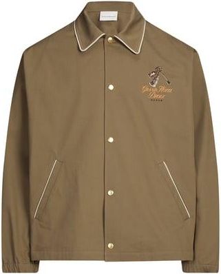 Dr&ocirc;le de Monsieur Veste col classique en coton m&eacute;lang&eacute;