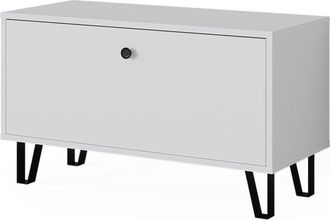 Vicco Banc à chaussures Siri, Blanc, 80x46cm, Vicco