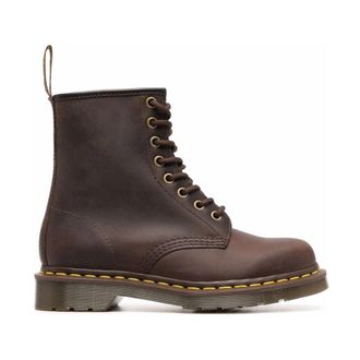 Dr. Martens Klassische Lederstiefel - - Shoes - Herren - Braun - 40 EU