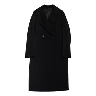 Max Mara Kaschmirmantel f&uuml;r Frauen - - Coats - Damen - Schwarzk - 2XS