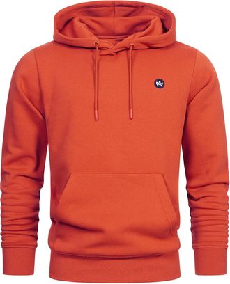 Kronstadt Herren KSLars Hoodie Sweatshirt mit Kapuze aus Baumwollmix | Kapuzenpullover f&uuml;r M&auml;nner Burnt Ochre, XL