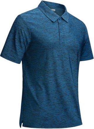 Generic Polo de sport Dry Fit pour homme, bleu, M