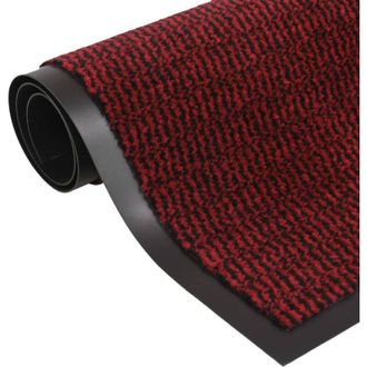 vidaXL Schmutzfangmatten 2 Stk. Rechteckig Getuftet 120x180cm Rot - Vidaxl