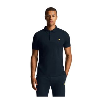 Lyle & Scott Klassisches Polo-Shirt - - Tops - Herren - Blau - L