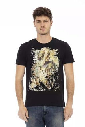 Trussardi Action Black Cotton T-Shirt L