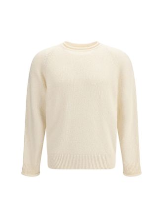 Umit Benan Mens Crewneck Sweater Ralph Cotton Milk