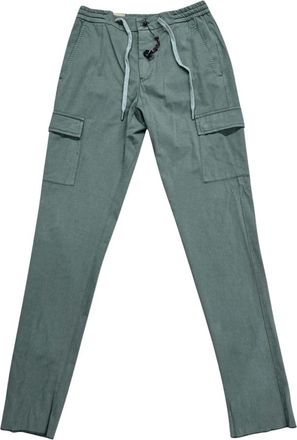 Marco Pescarolo Homme, Pantalons, Vert, Taille: W32 Pantalon slim